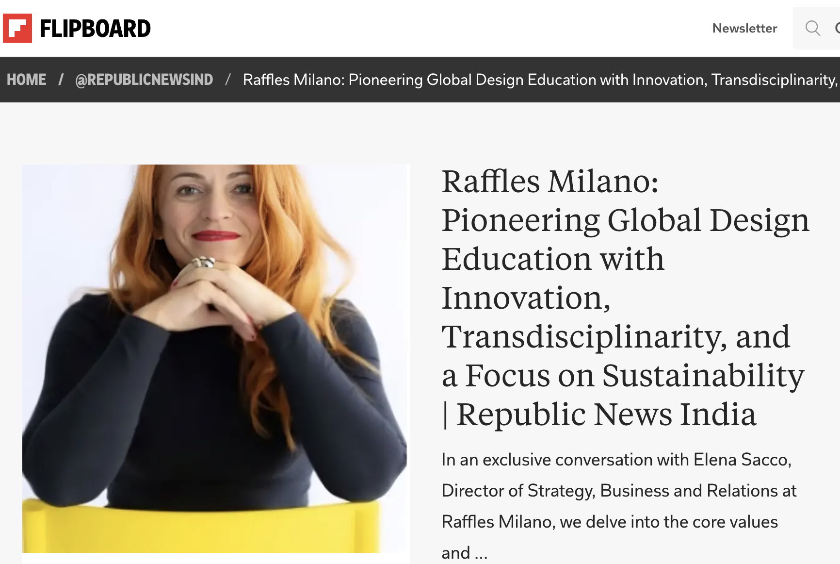 REPUBLIC INDIA, FLIPBOARD AND DAILY HUNT INTERVIEWS - Studio Sacco